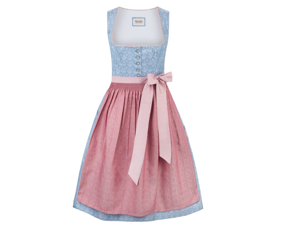 Dirndl Dress Dirndl Zora Light Blue Traditional Dress for - Etsy