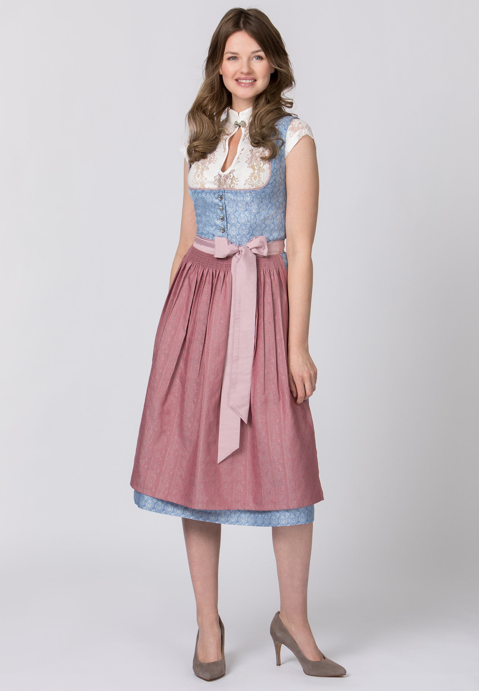 Dirndl Dress Dirndl Zora Light Blue Traditional Dress for - Etsy