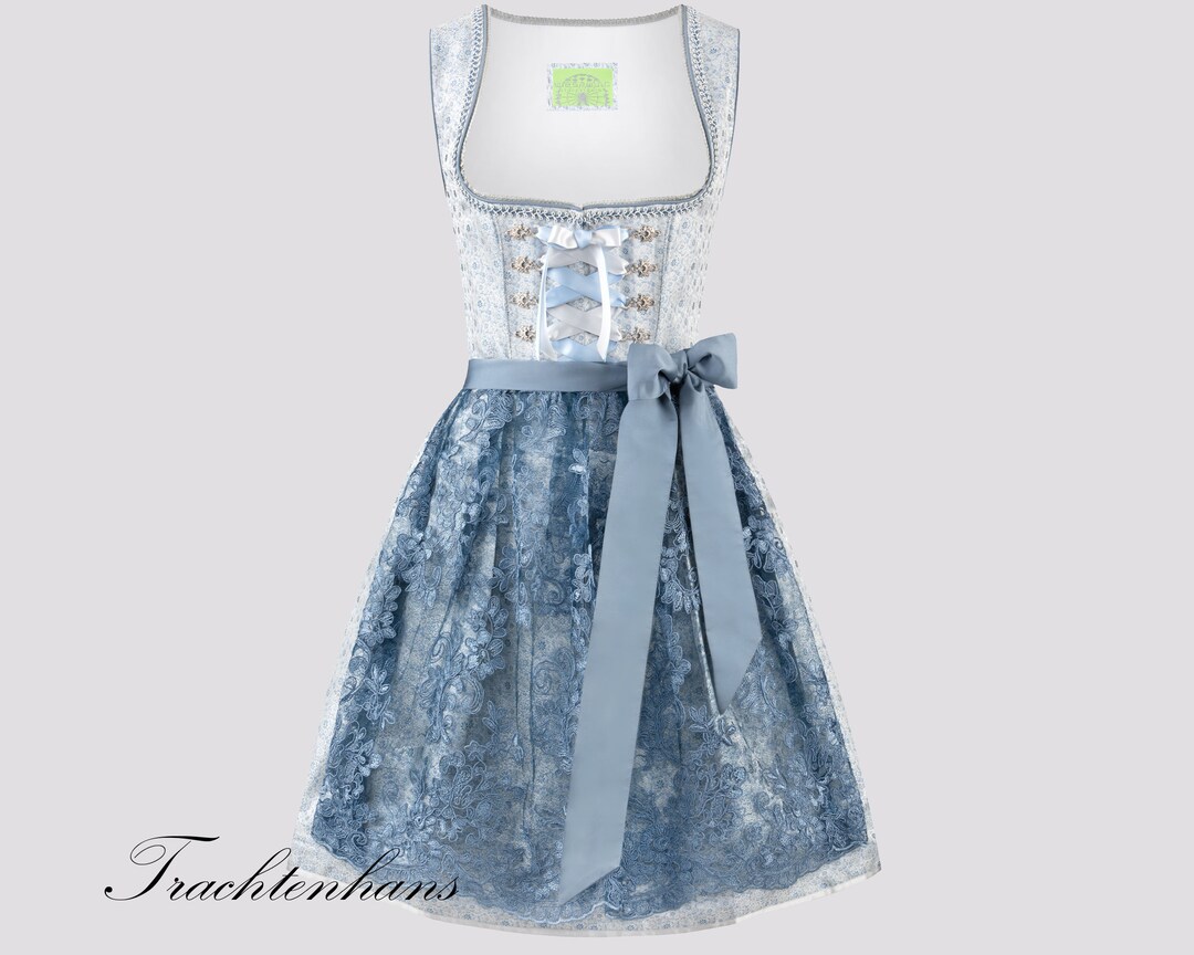 Dirndl Smoke Blue Impresses With Its Distinctive Jacquard Pattern for ...