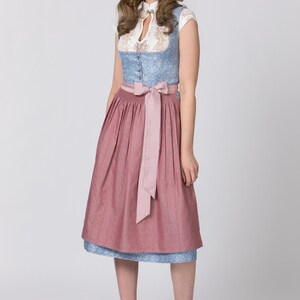 Dirndl Dress Dirndl Zora Light Blue Traditional Dress for - Etsy