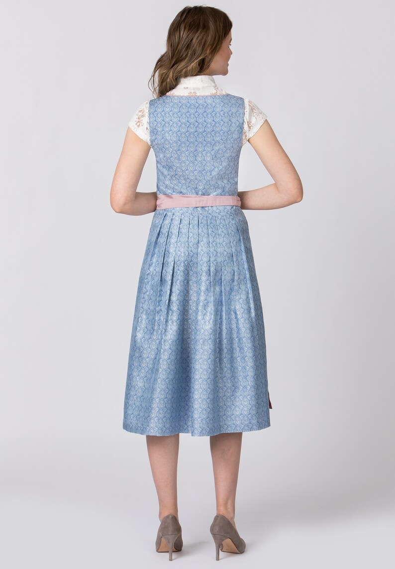 Dirndl Dress Dirndl Zora Light Blue Traditional Dress for - Etsy