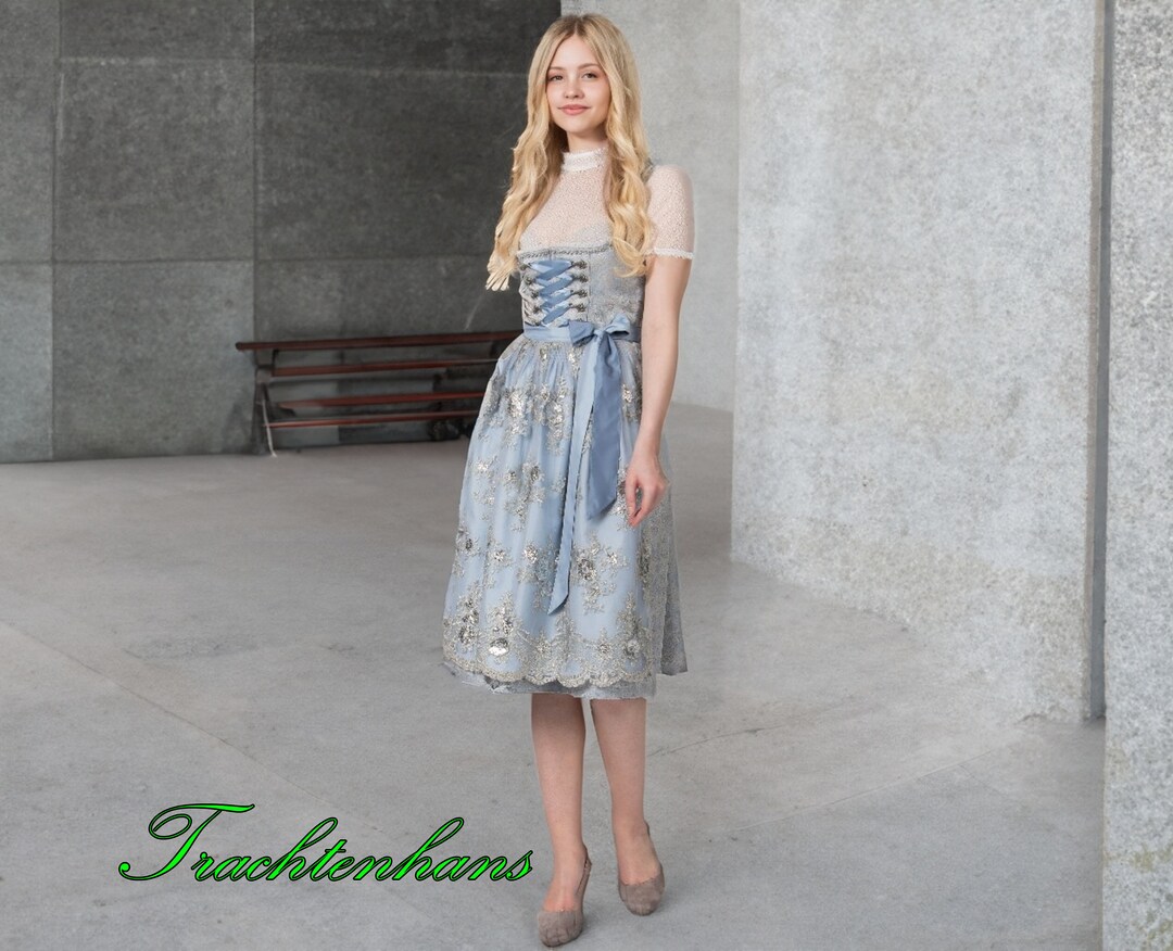 Dirndl Taupe is Provided With Loving Details Alpine Country Costumes ...