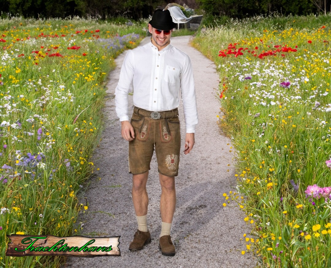 Short Austria Lederhosen Made From the Finest Wildbuck Leather in a ...