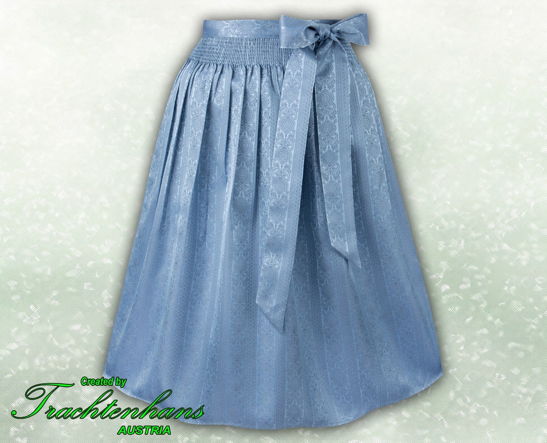 Apron Light Blue 70 Cm for the Dirndl Dirndl Dress Traditional Dress ...