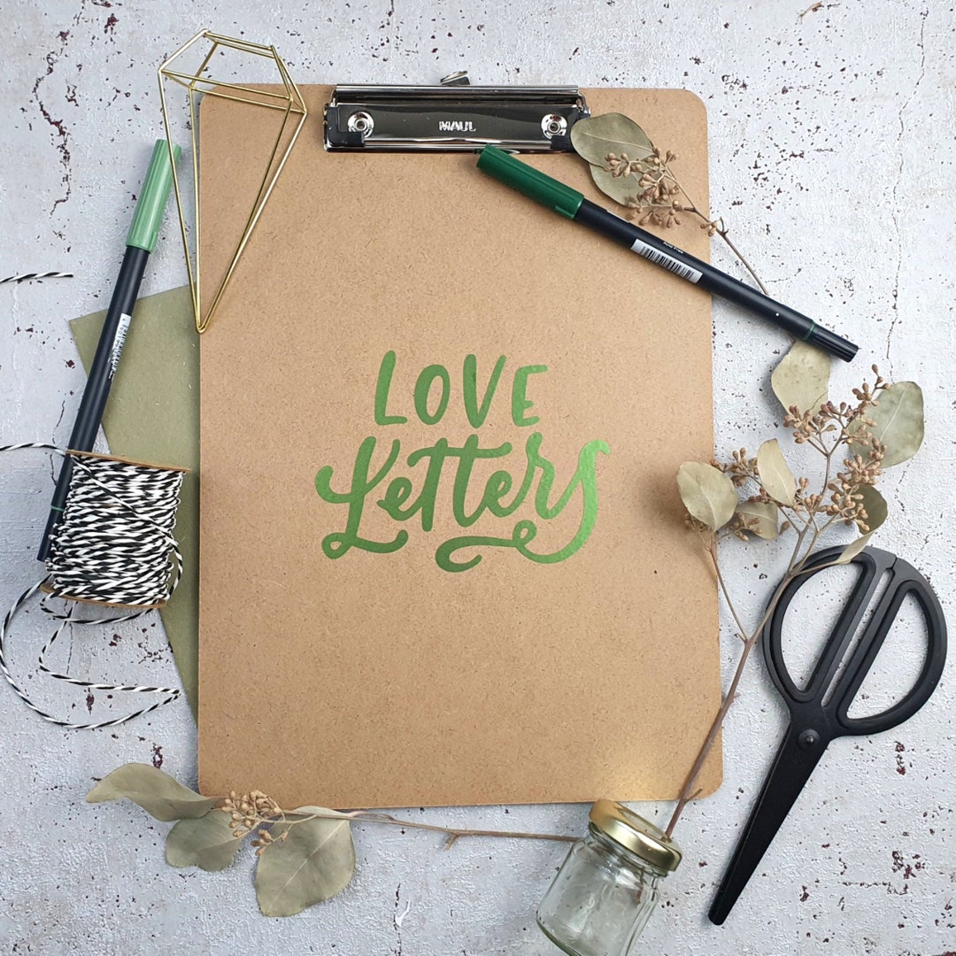 Love Letters / Brushkatze Plotter File - Etsy