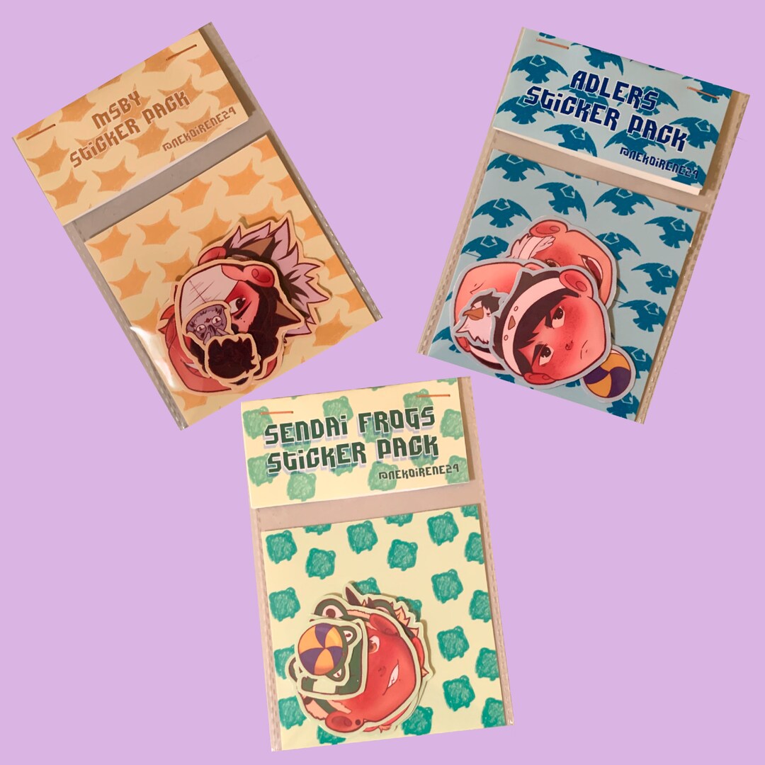 HQ Timeskip Teams Sticker Packs - Etsy