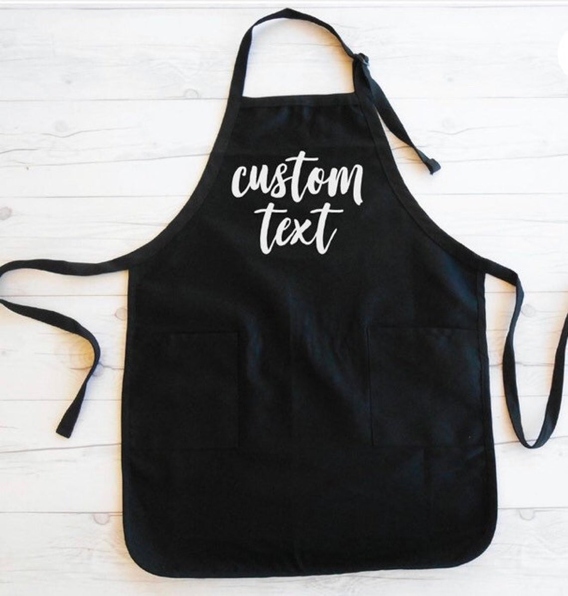 Custom Text Apron, Womens Apron, Mens Apron, Chef Gift, Birthday Gift ...