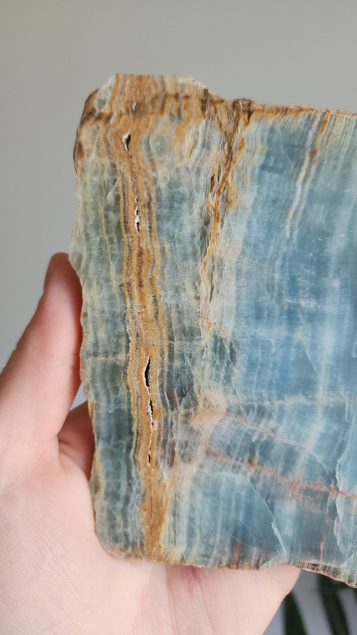Blue Onyx Slab - Etsy