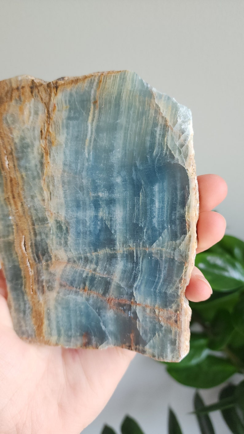 Blue Onyx Slab - Etsy