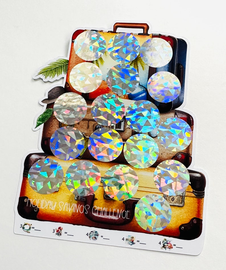 Scratch off Holiday Savings Challenge Set Your Own Amounts and Scratch ...