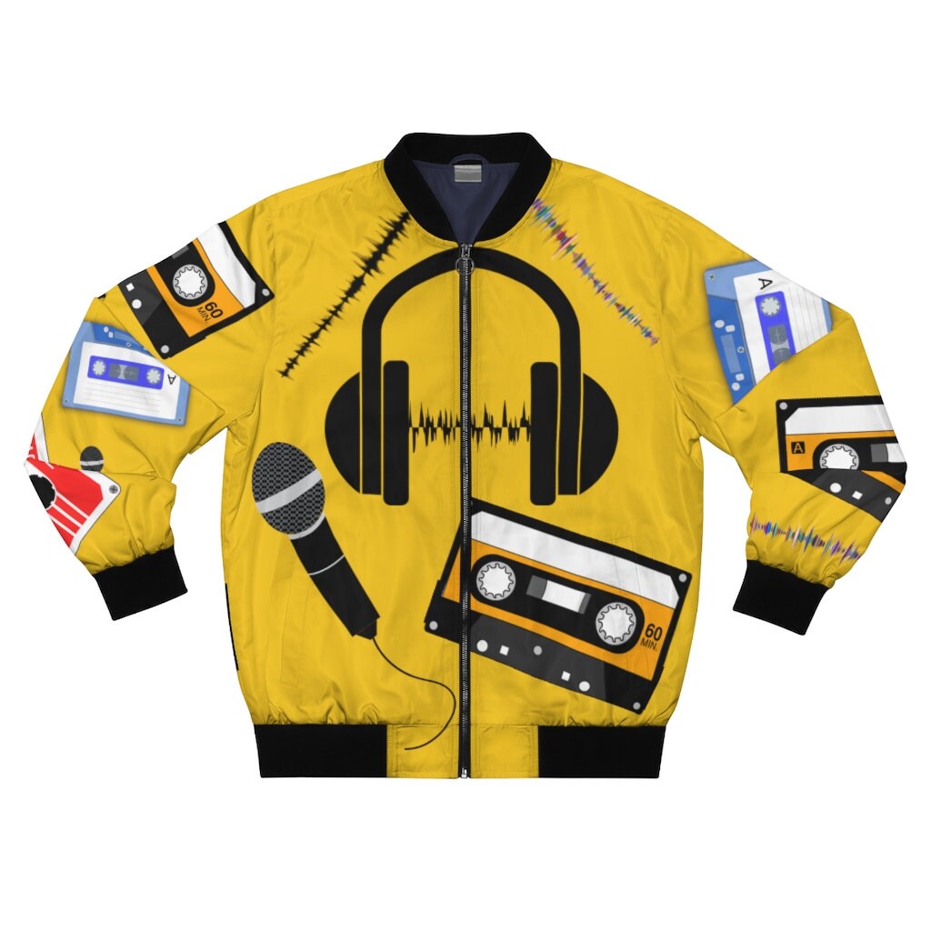 Mixtapes Bomber Jacket | Etsy