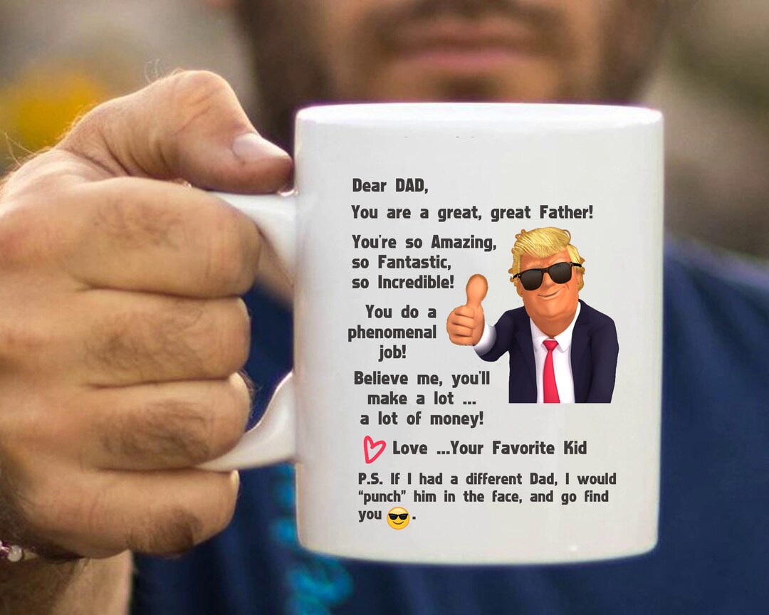 Gifts for Dad, Trump Great Dad Mug, Christmas Gift for Dad, Trump Gifts ...