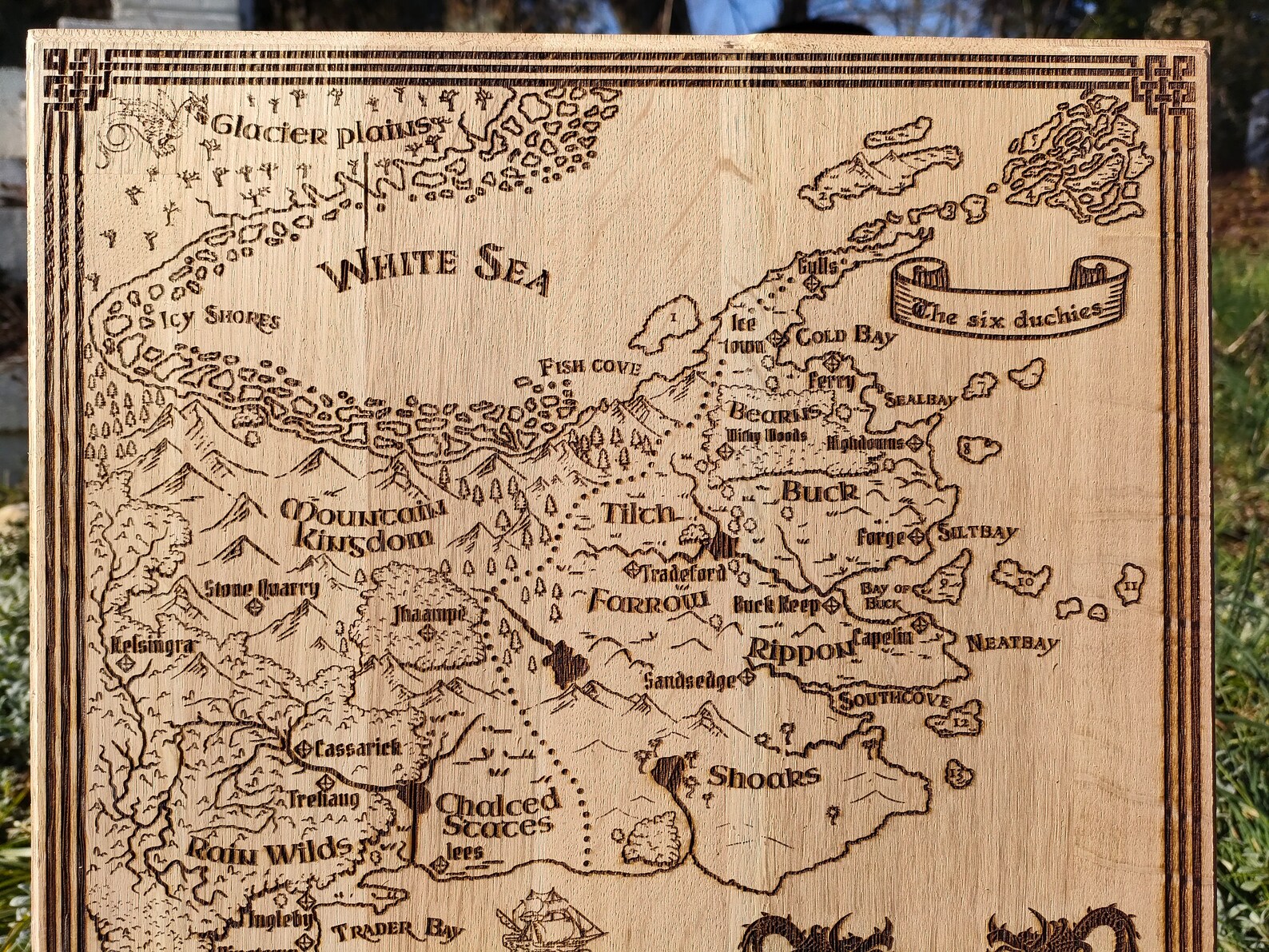 Map of the Realm of the Elderlings - Etsy