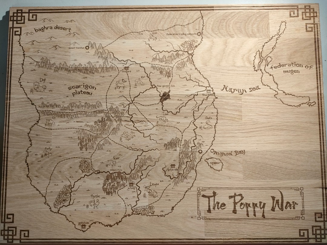 Map: the Poppy War - Etsy