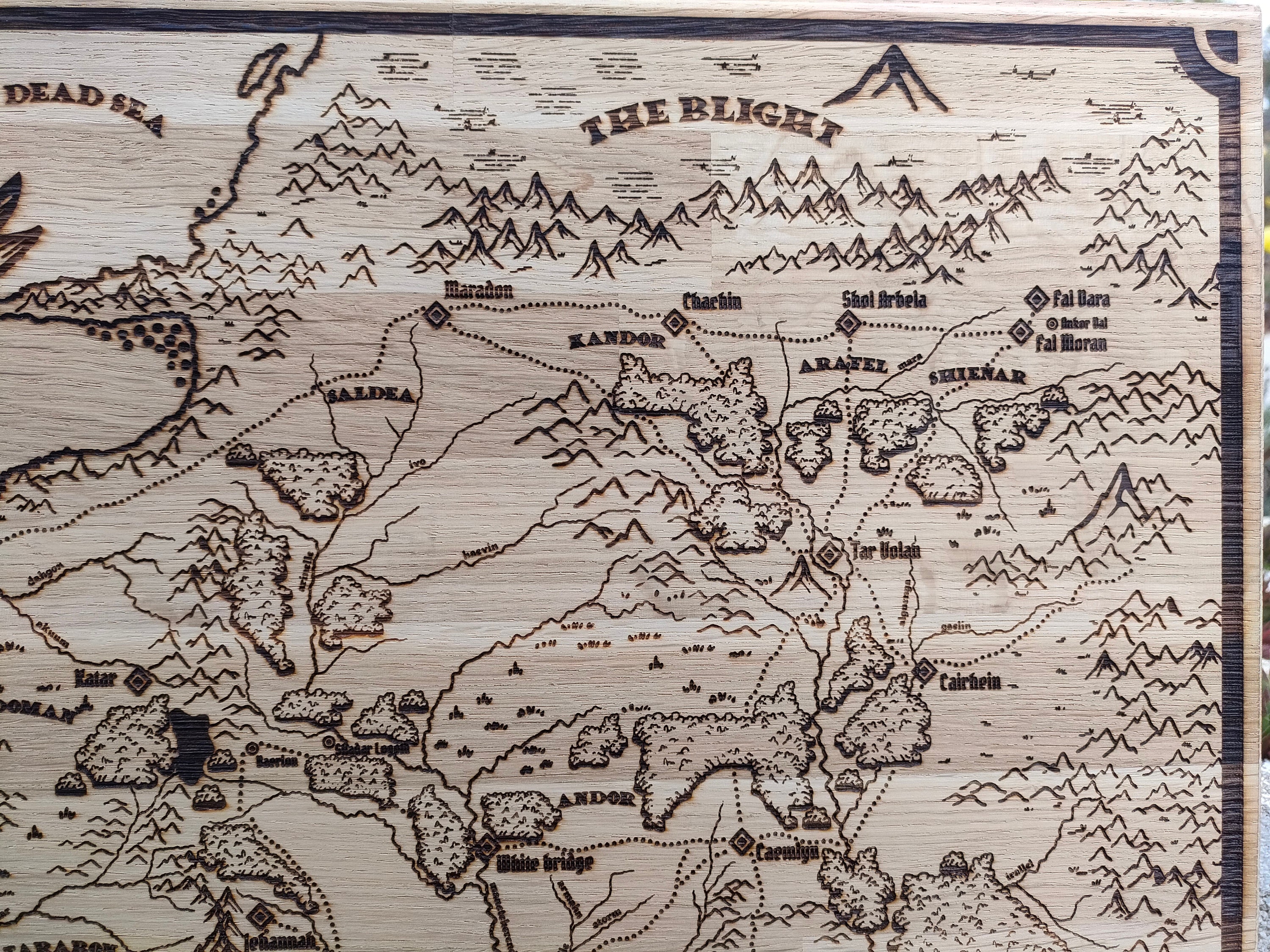 Wheel of Time Map - Etsy