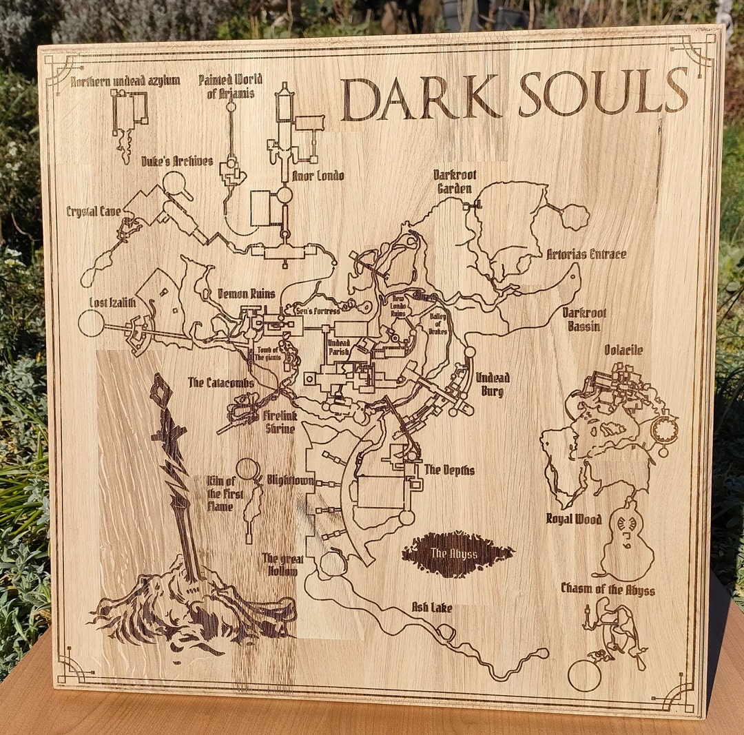 Dark Souls Map DLC. - Etsy Sweden