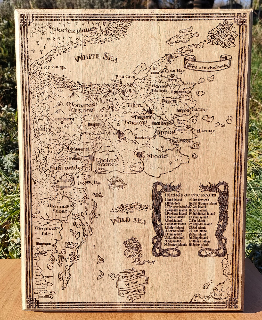 Realm of the Elderlings Map - Etsy