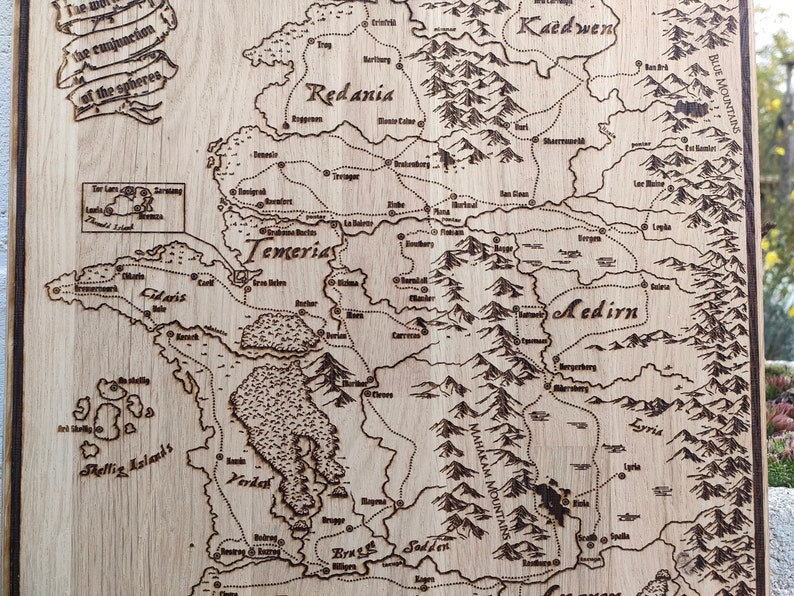 Map: the Witcher 3 - Etsy