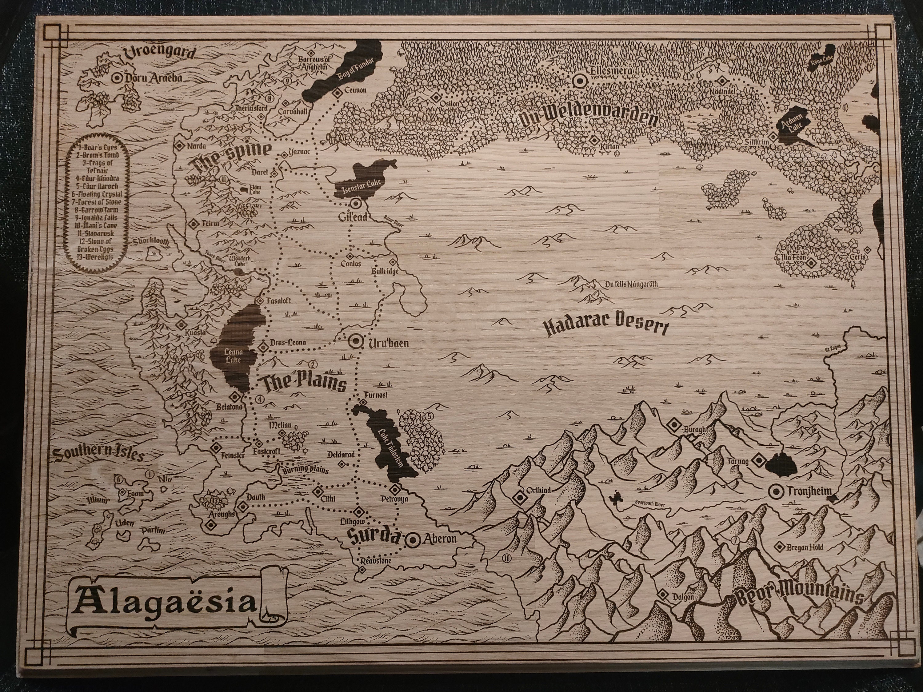 Alagaësia eragon Map - Etsy UK