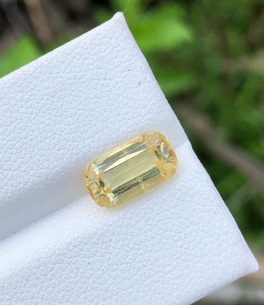 Natural Yellow Tourmaline ( Canary Tourmaline) in Cushion Shape ...