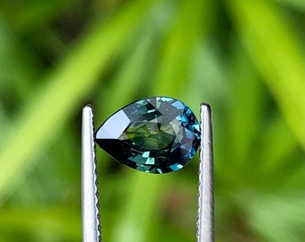 Pear Shape Sapphire - Etsy