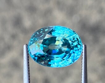 Natural Blue Zircon - Etsy