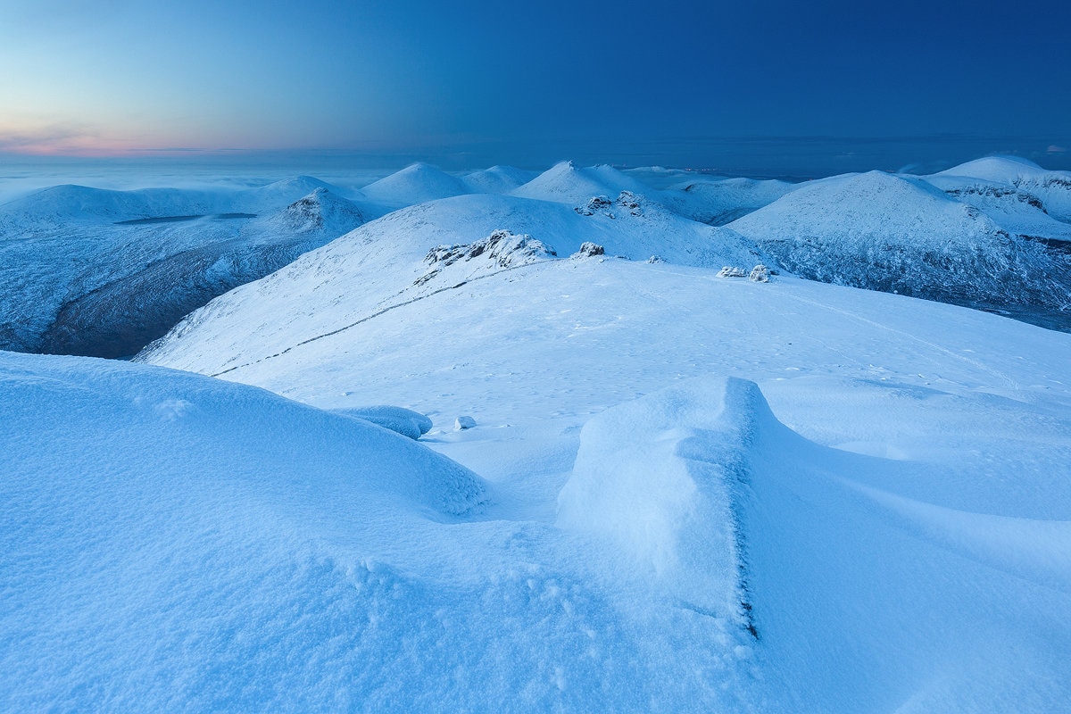 Slieve Binnian Blue Hour - Mourne Mountain Landscape Photograph - Etsy UK