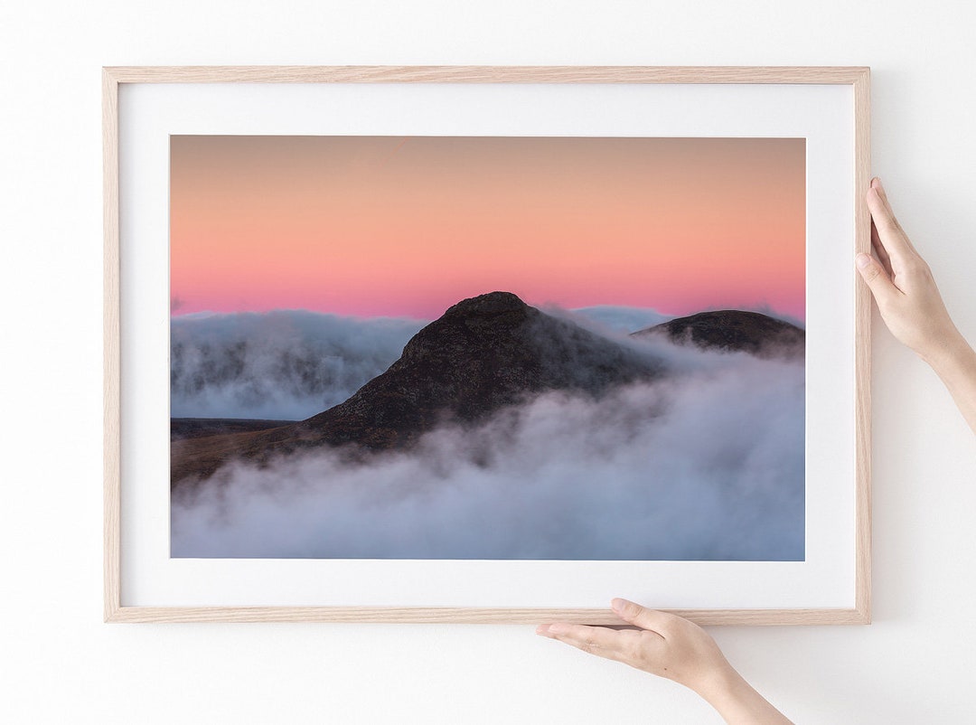 Slieve Doan Inversion - Mourne Mountain Landscape Photograph - Etsy