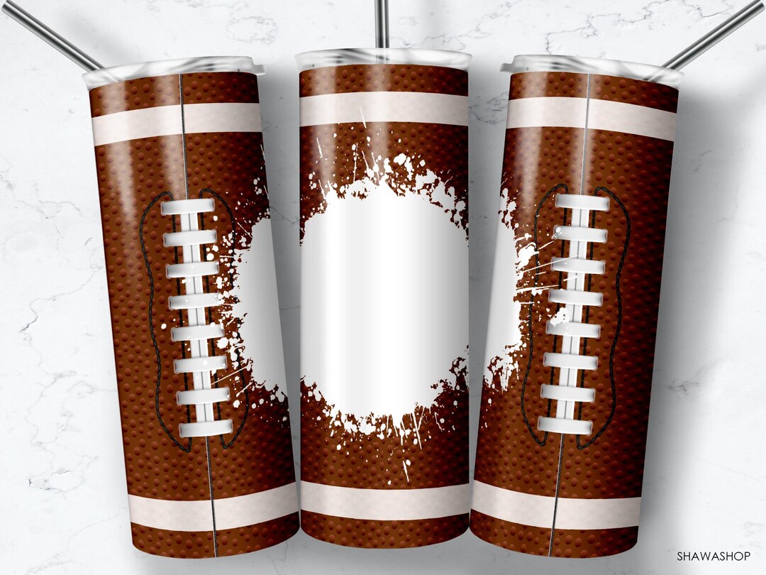 American Football Add Text Personalize Template 20oz Skinny - Etsy
