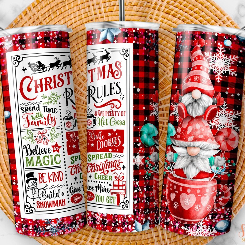 Christmas Tumbler - Etsy