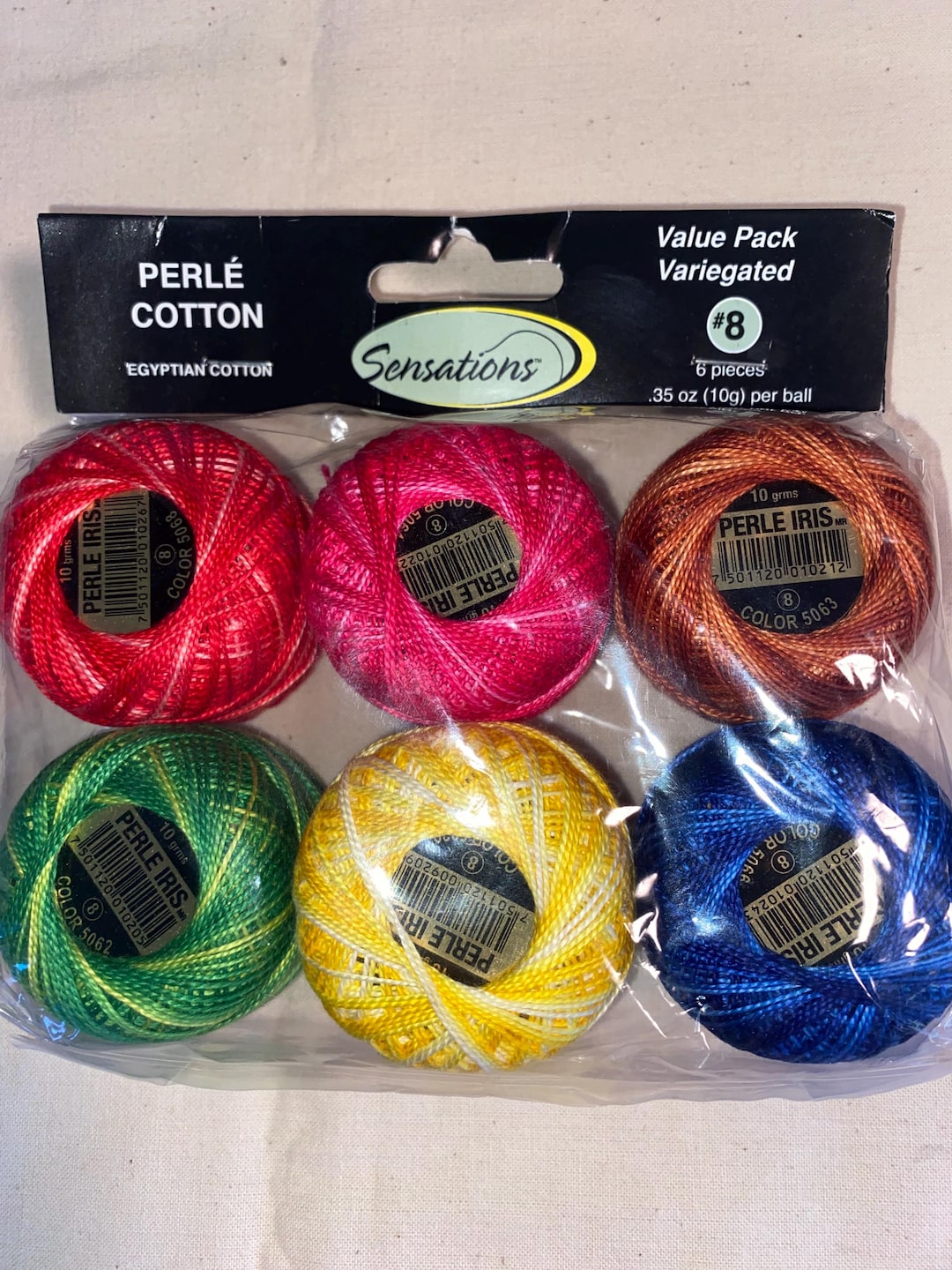 Sensations VARIEGATED MIX #8 Crochet Thread New 100% Cotton - Etsy