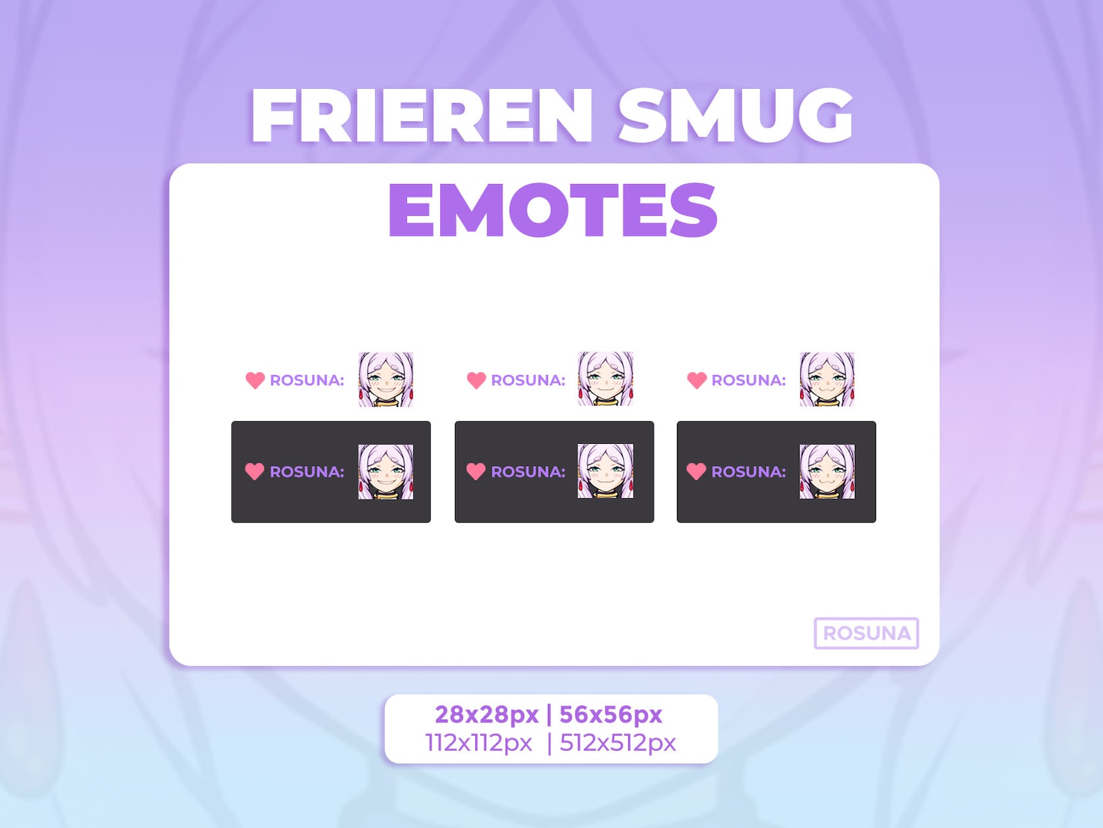 Frieren: Beyond Journey's End / Sousou No Frieren Emote | Smug Frieren ...