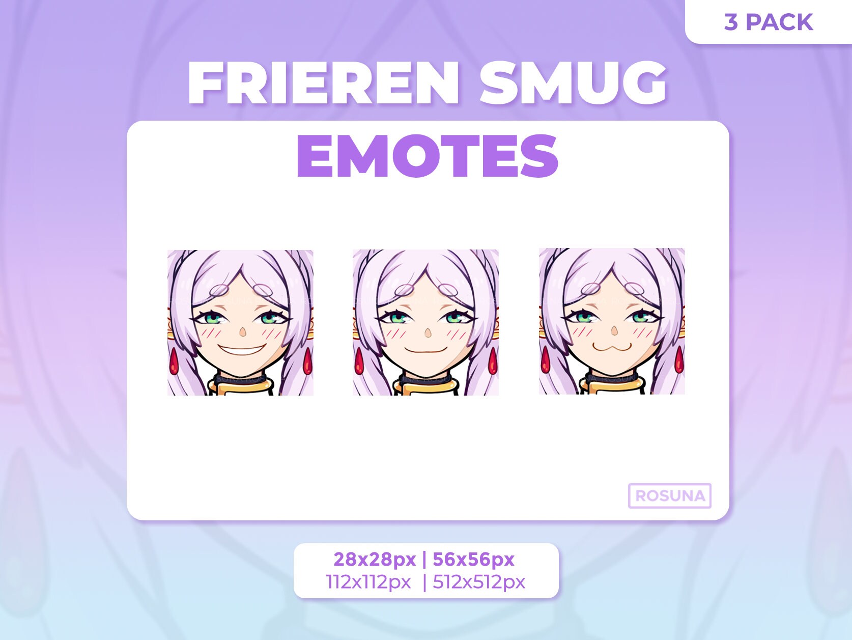 Frieren: Beyond Journey's End / Sousou No Frieren Emote | Smug Frieren ...