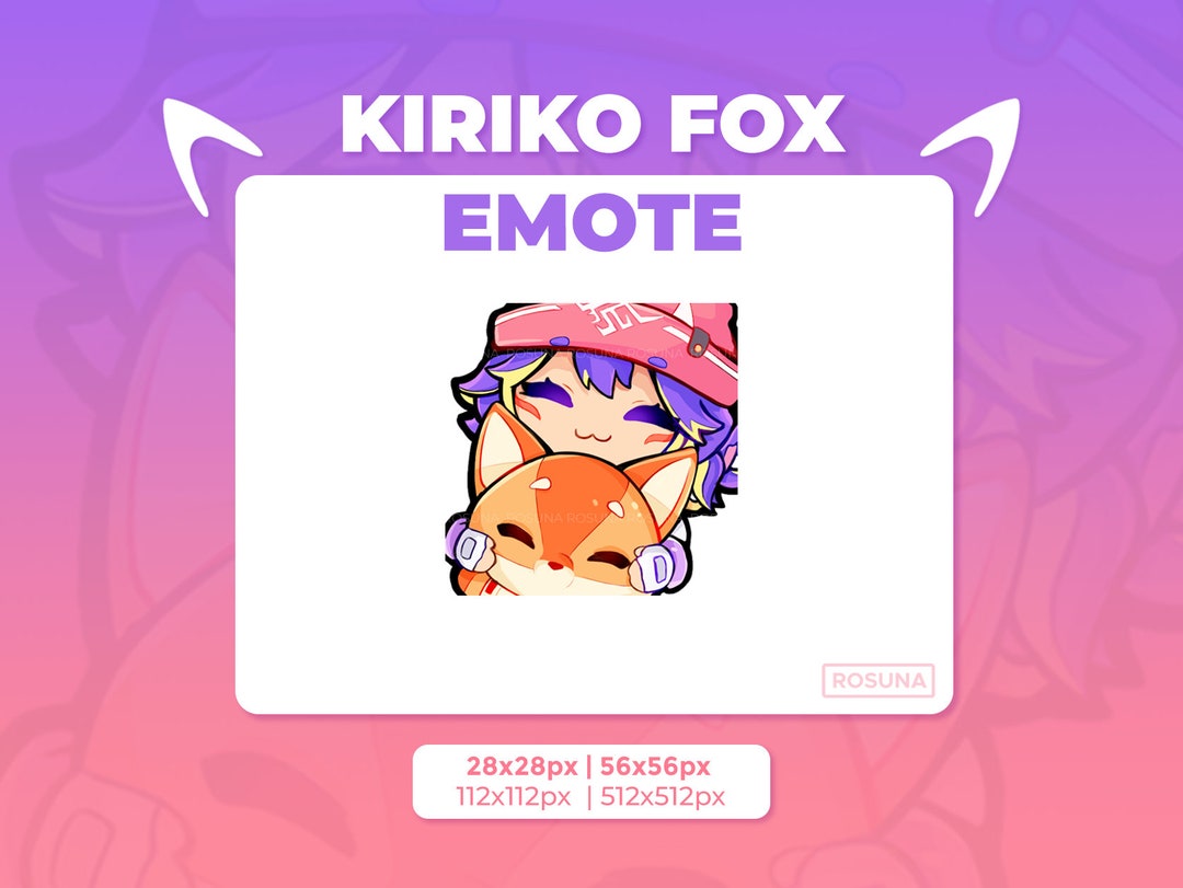Overwatch 2 Kiriko Fox Emote | Cute, Chibi, Hug, Kawaii | Youtube ...