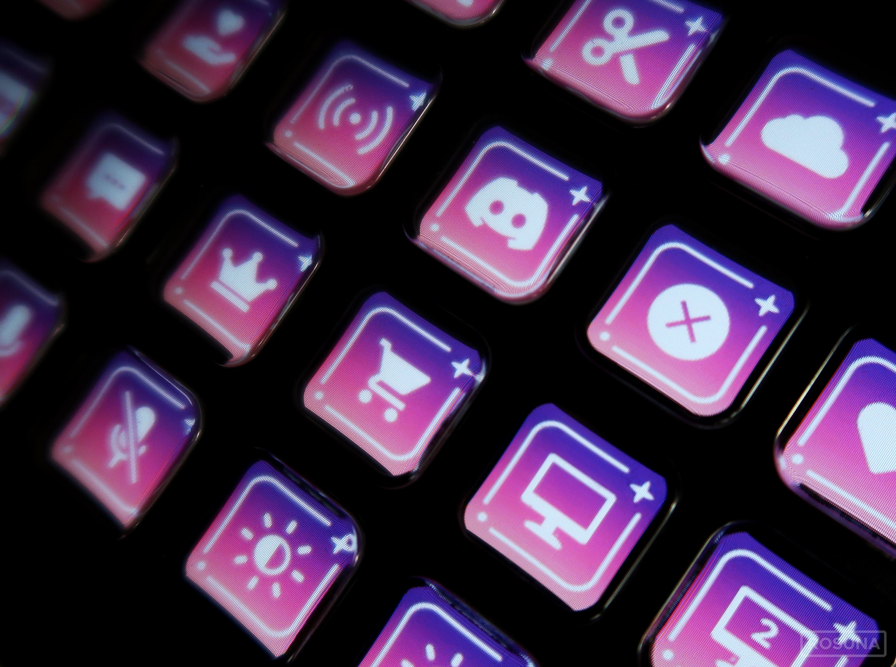 STREAM DECK ICONS | Buttons Pack | Galaxy Night Set | Starry Gradient ...