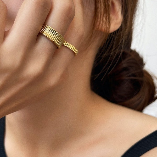 Gold Dome Ring - Etsy