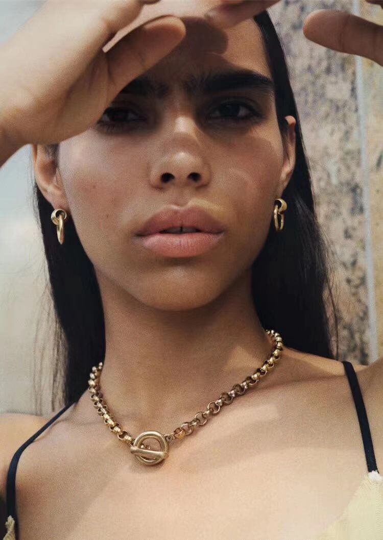 Vintage Gold Toggle Choker Link Chain Toggle Gold Rope Chain - Etsy