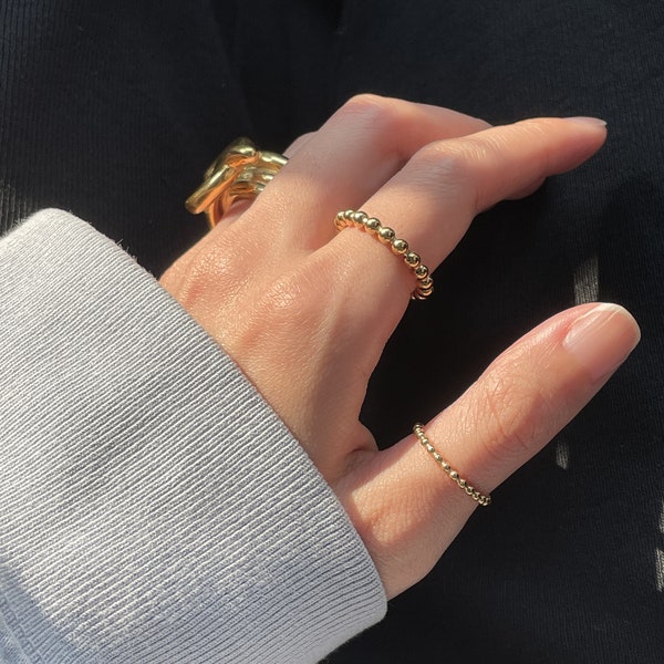 Gold Bubble Ring - Etsy