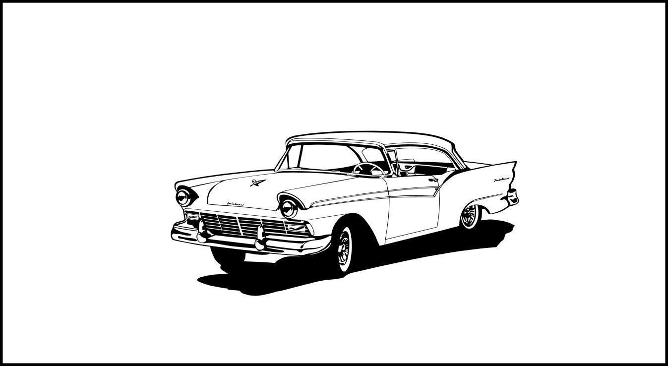 56 ford converteerbare Old Vehicle Car Antique Show Auto Show | Etsy