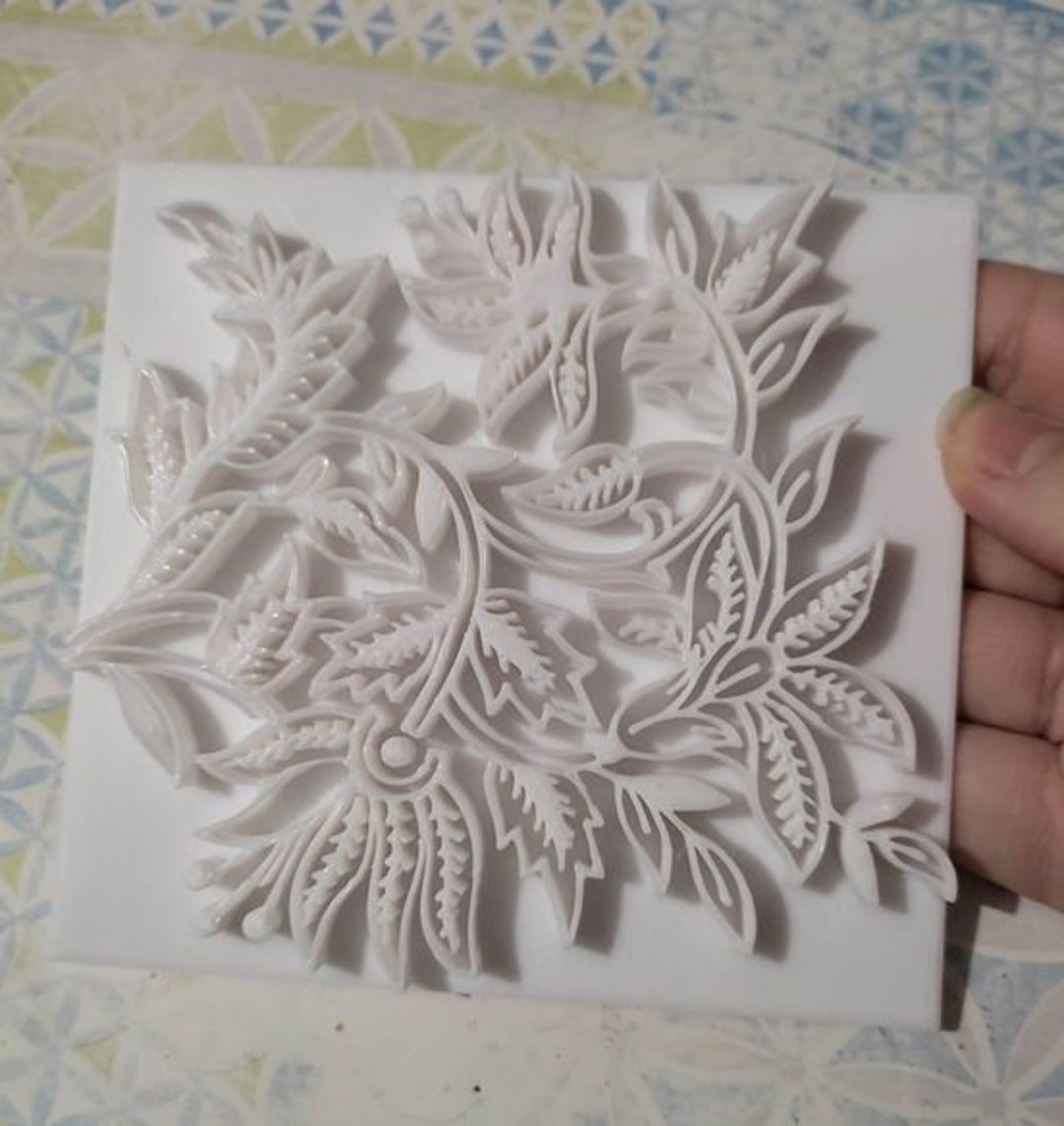 Batik PLA Texture Sheet for Crafts and Jewelry Making - Etsy UK