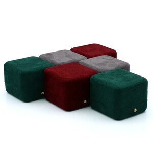 500 Custom Suede Jewelry Boxes Jewelry Packaging Box Luxury Bangle ...