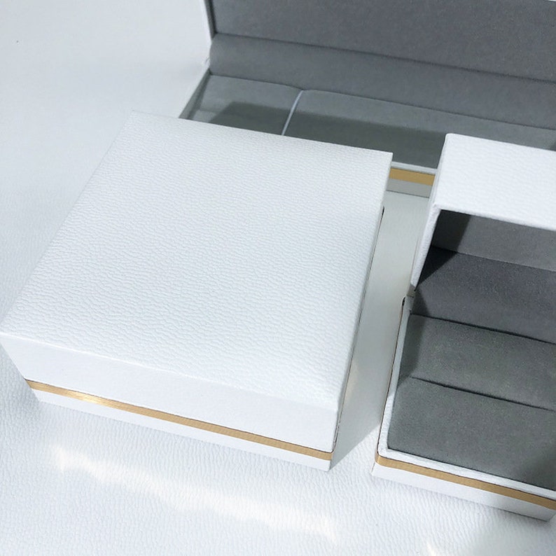 Sample White Jewelry Box Wholesale Ring Earring Bracelet Necklace Box ...