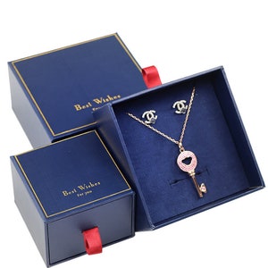 Custom Jewellery Gift Box Sets Box Bag Personalized Logo Small Jewerly ...