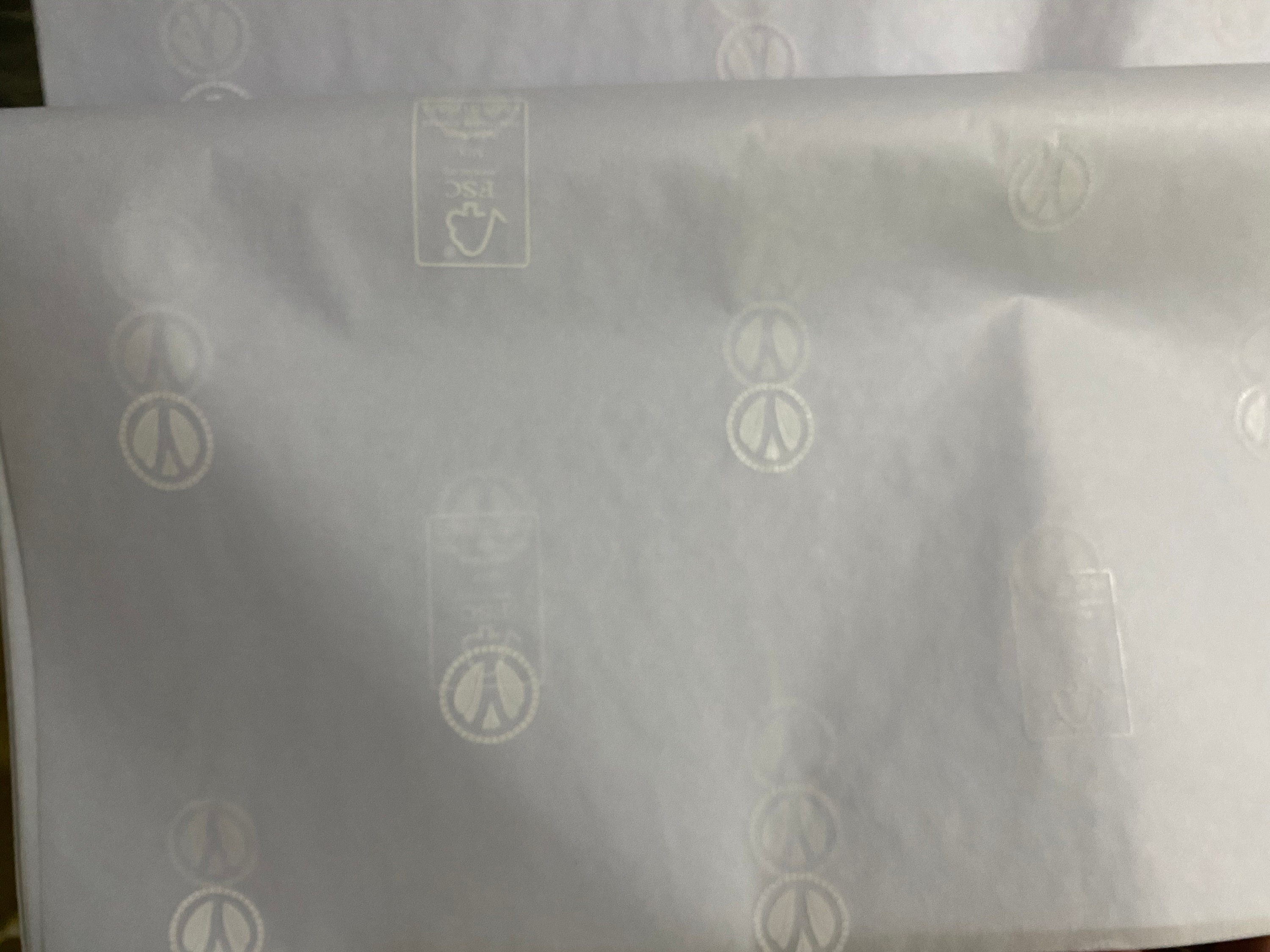 Custom Tissue Paper 500pcs/white Tissue Paper Print White Logo - Etsy UK