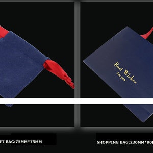 Custom Jewellery Gift Box Sets Box Bag Personalized Logo Small Jewerly ...