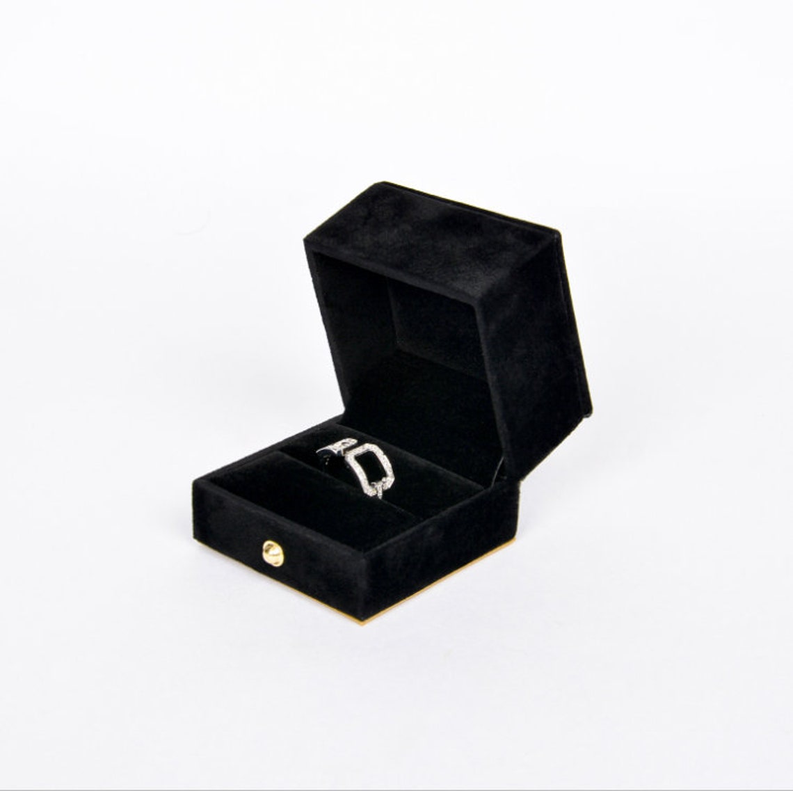 500pcs Custom Black Velvet Jewelry Box Wholesale Ring Earring - Etsy
