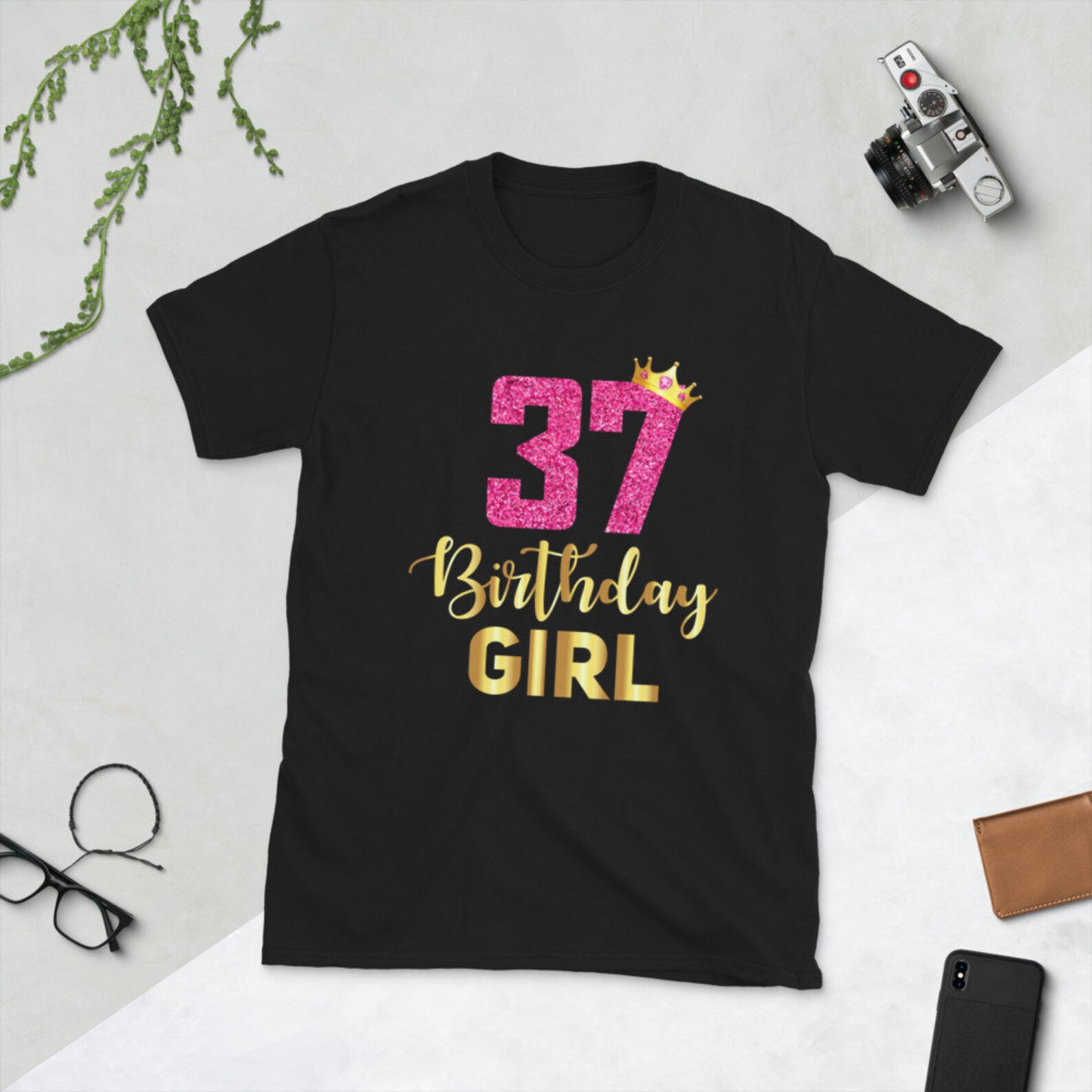 37th Birthday Gifts for Women Her,37th Birthday Shirt Women,37 Birthday ...