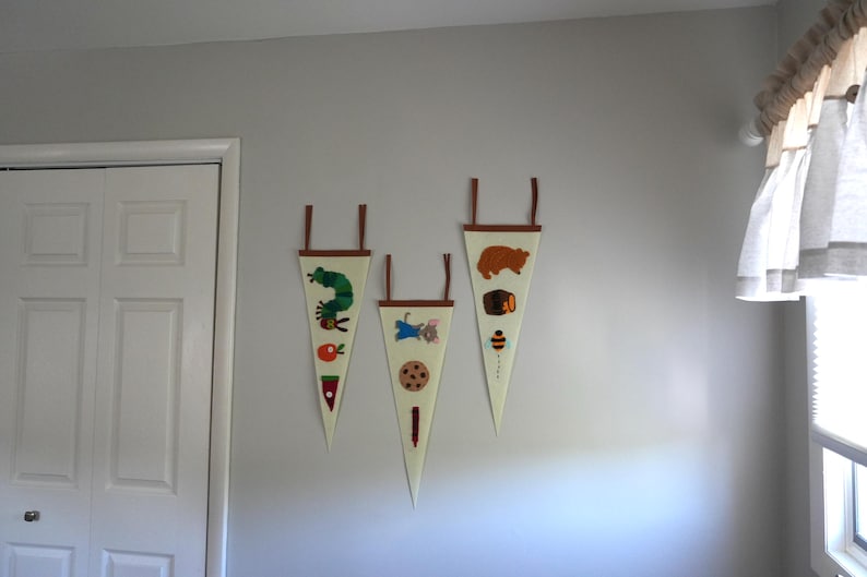 Children's Books Pennants - 3 Pennants - Etsy