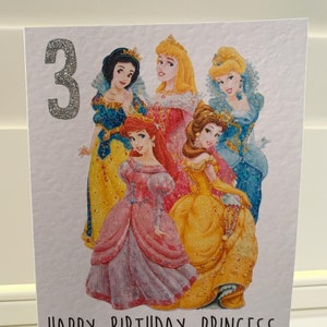 Personalised Princess Card, Princess Card - Etsy UK