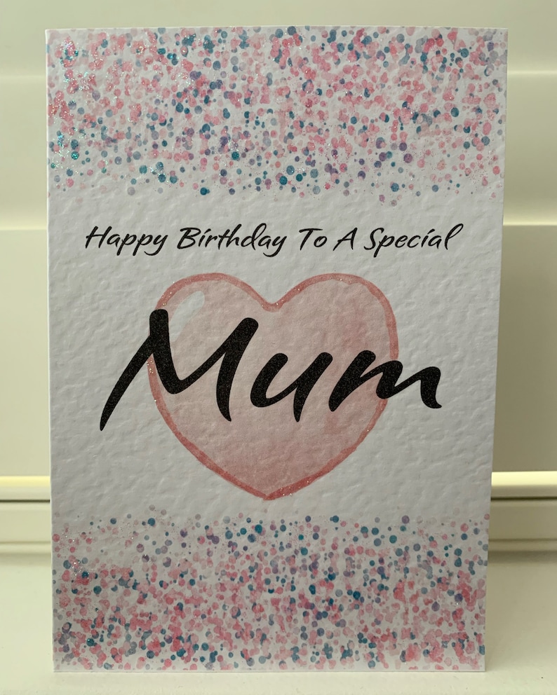 Mum Birthday Card Happy Birthday Mum Special Mum Mummy - Etsy